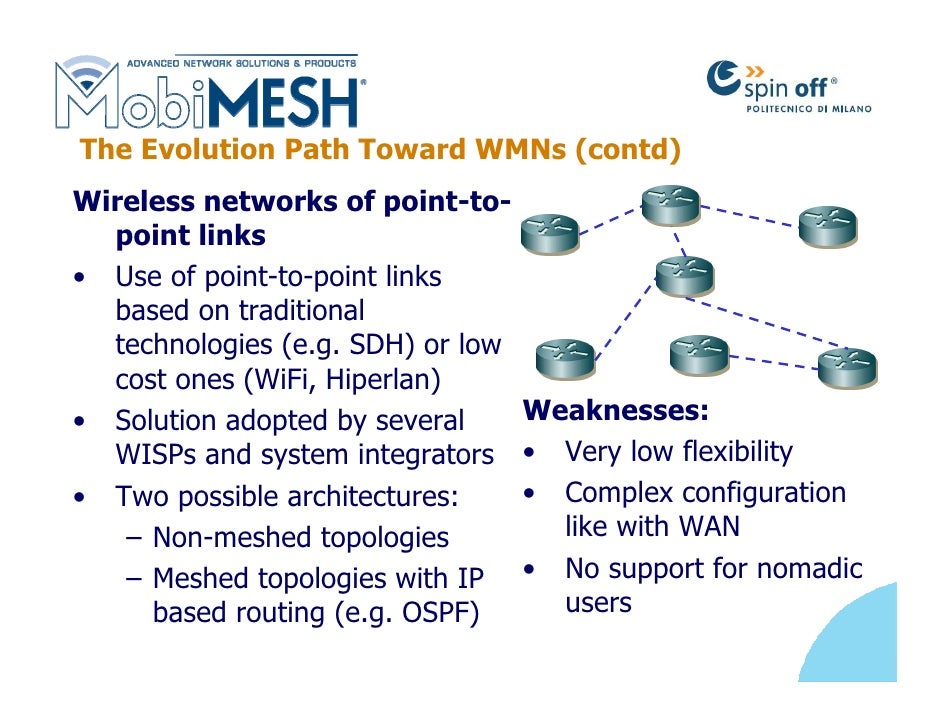 MobiMESH: Introduction to Wireless MESH Networks