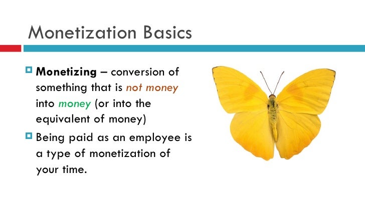 Monetization Strategies 101