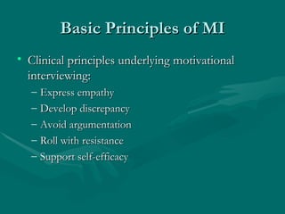 Motivational Interviewing | PPT
