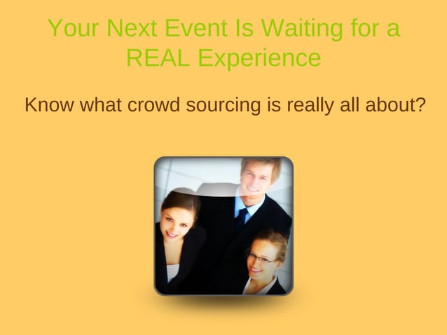 Move The Crowd! In Pictures! | PPT