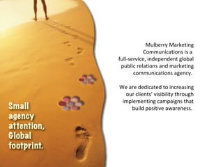 Mulberry Marketing Credentials | PPT