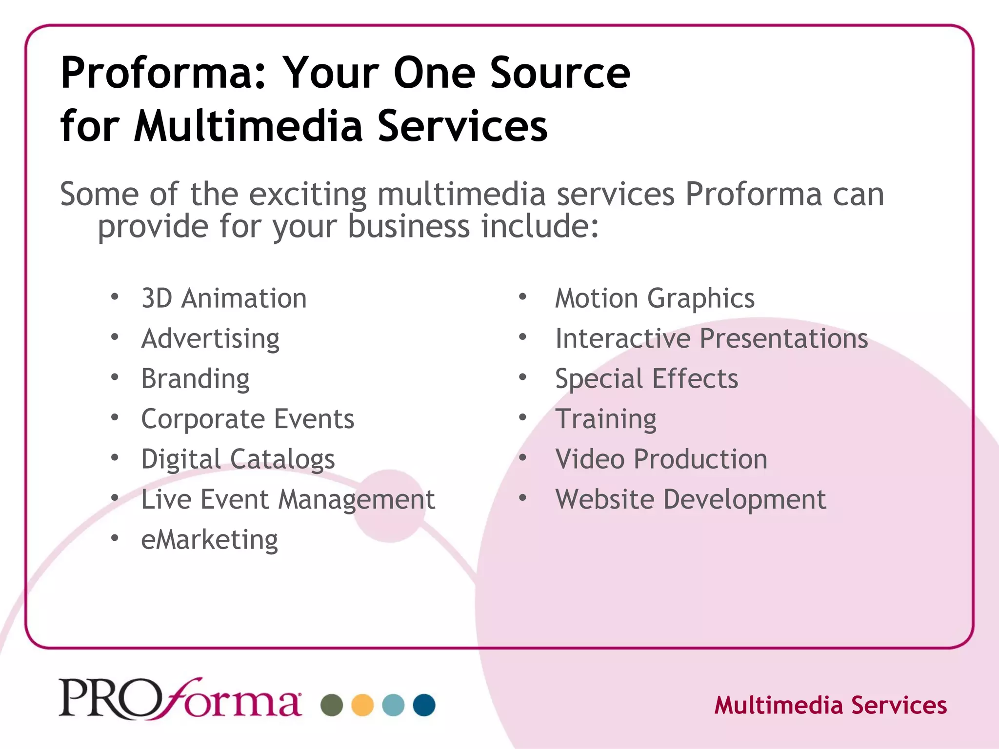 Multimedia Services | PPT