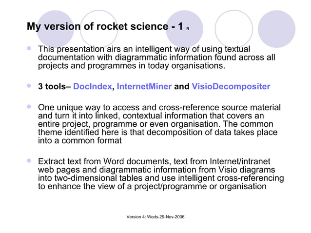 My Version Of Testing Rocket Science V4 | PPT