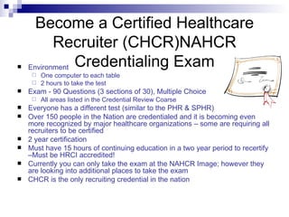 NAHCR Presentation Final | PPT