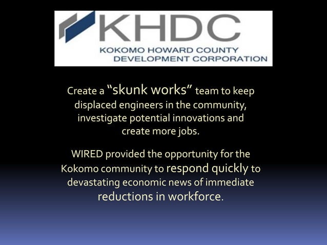 NCI WIRED ~ our story | PPT