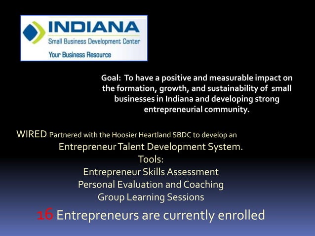 NCI WIRED ~ our story | PPT