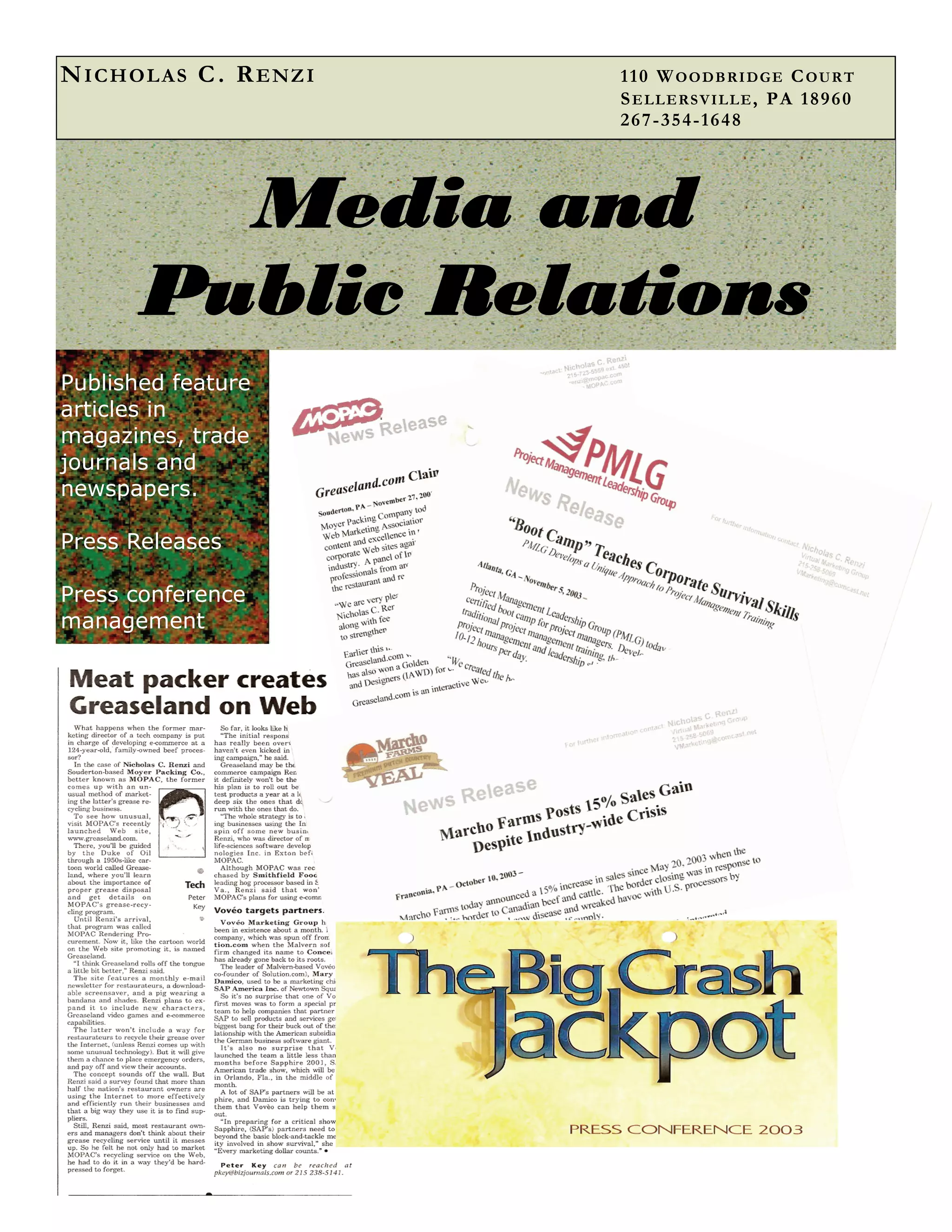 Award Winning Marketing, Branding, Public Relations and Product Launch ...