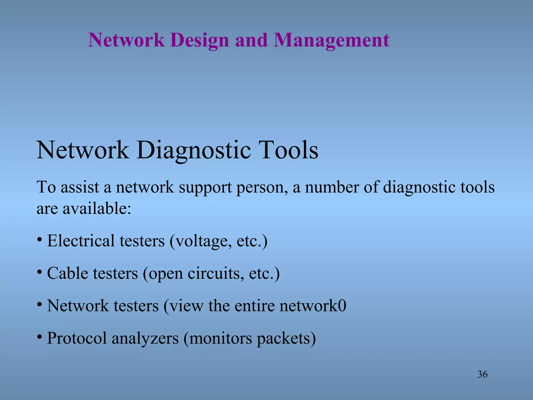 Network Design and Management | PPS