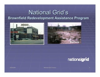 National Grid's Brownfield Redevelopment Assistance Program | PDF
