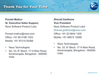 Ness Software Product Labs Overview | PPT