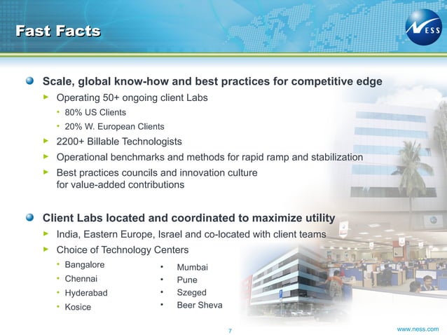 Ness Software Product Labs Overview | PPT
