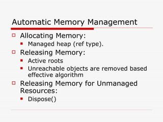 .Net Session Overview | PPT