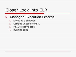 .Net Session Overview | PPT