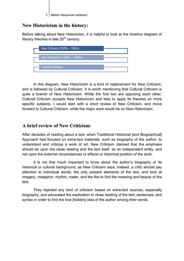 New Historicism | PDF | Books and Literature