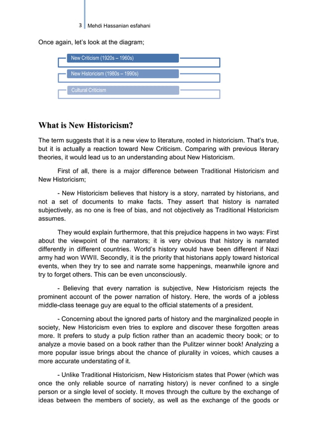 New Historicism | PDF | Books and Literature