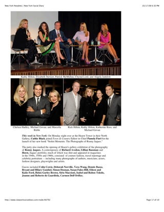 New York Social Diary | PDF