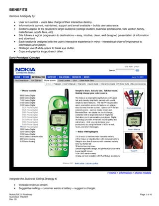 Nokia Usa 2.0 Roadmap | PDF