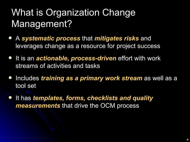 OCM Overview | PPT | Computer Software and Applications | Computing