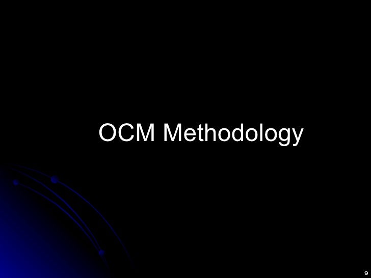 OCM Overview