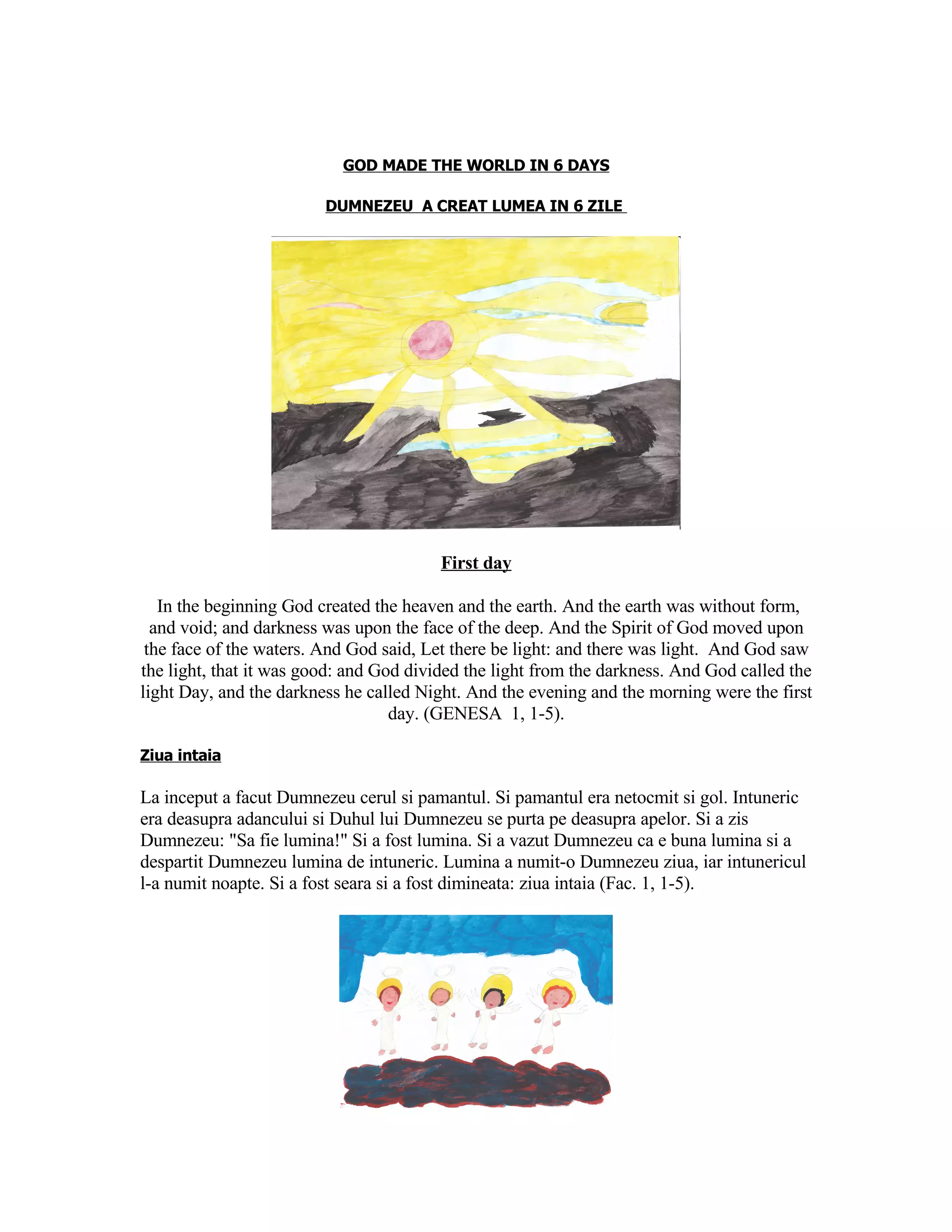 GOD CREATED THE WORLD | PDF