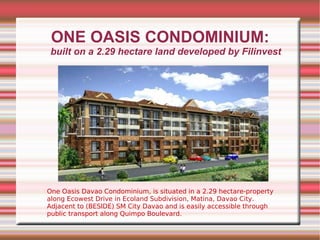 One Oasis Condominium | PDF