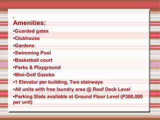 One Oasis Condominium | PDF