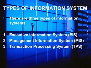 ORGANIZATIONAL INFORMATION SYSTEM | PPT