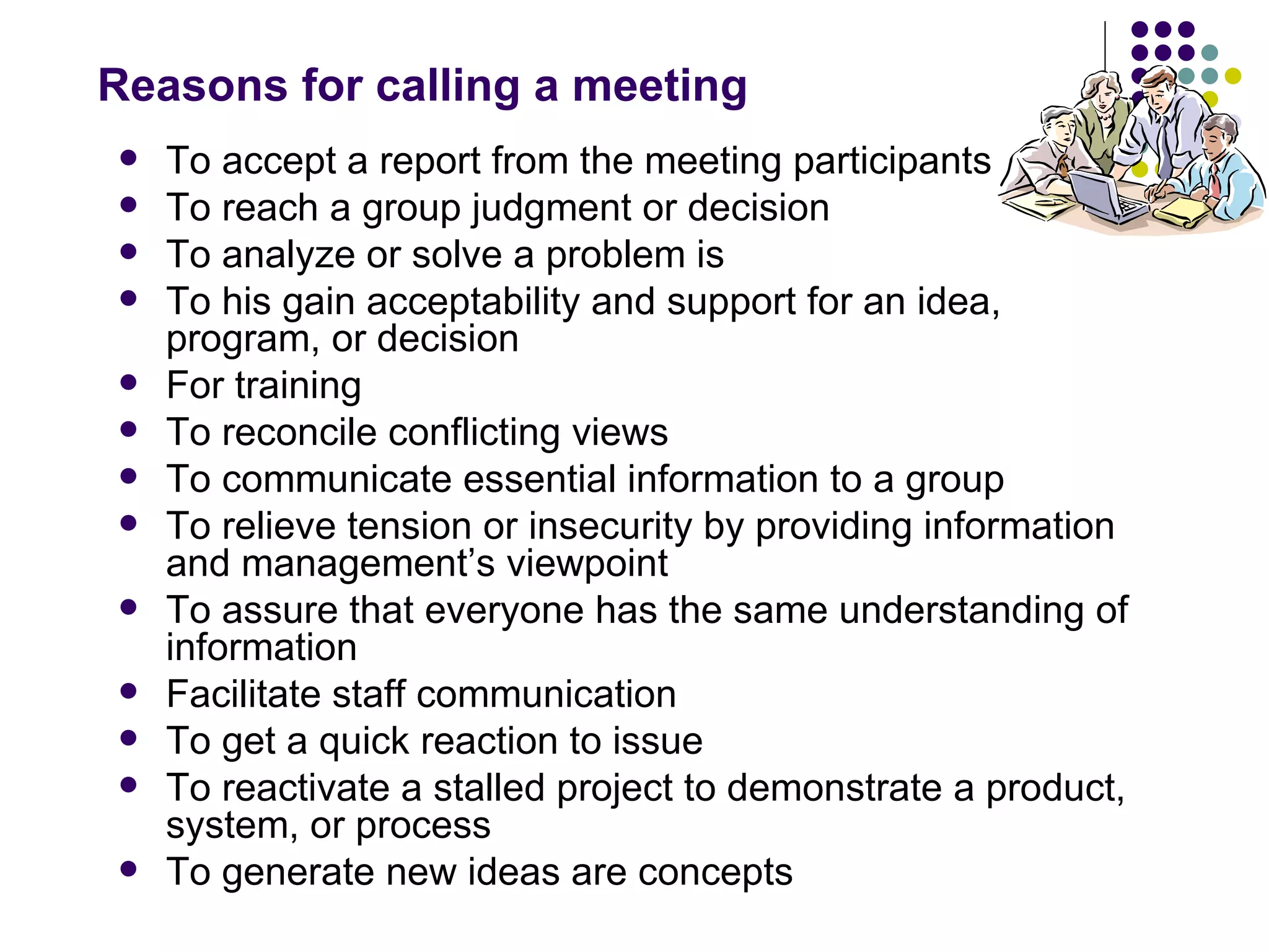 Running Effective Meetings Overview | PPT