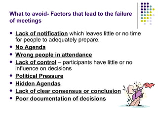 Running Effective Meetings Overview | PPT