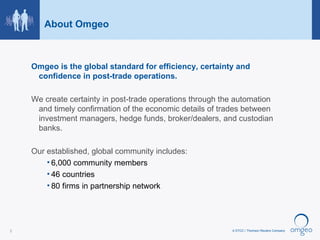Omgeo Concept | PPT