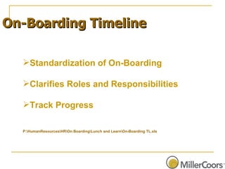 On-Boarding Presentation | PPT