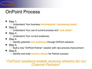 OnPoint Presentation | PPT