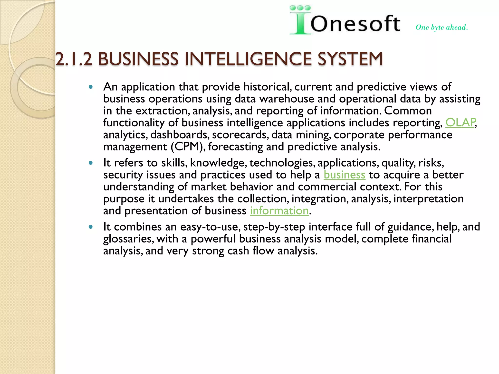 Onesoft Company Profile | PDF