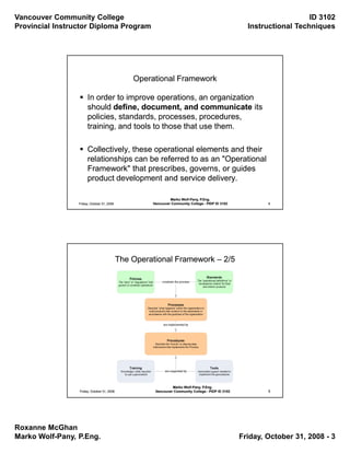 Operational Framework | PDF