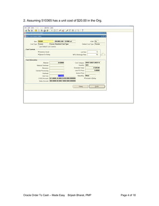 Oracle Order To Cash Accounting Made Easy | PDF