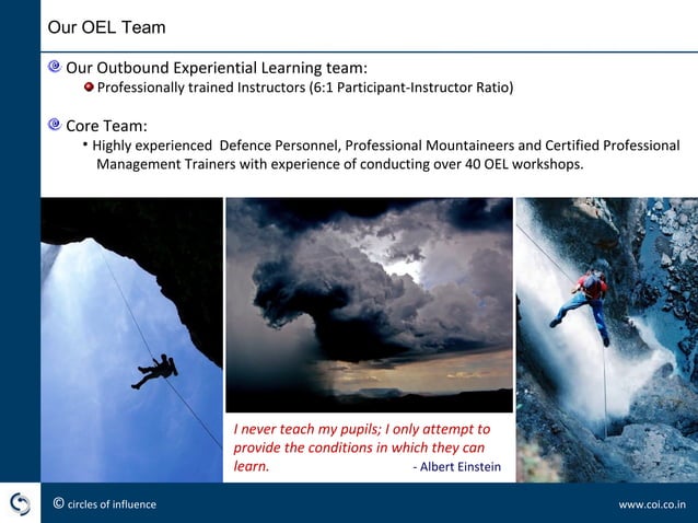 Outbound Experiential Learning Workshop | PPT