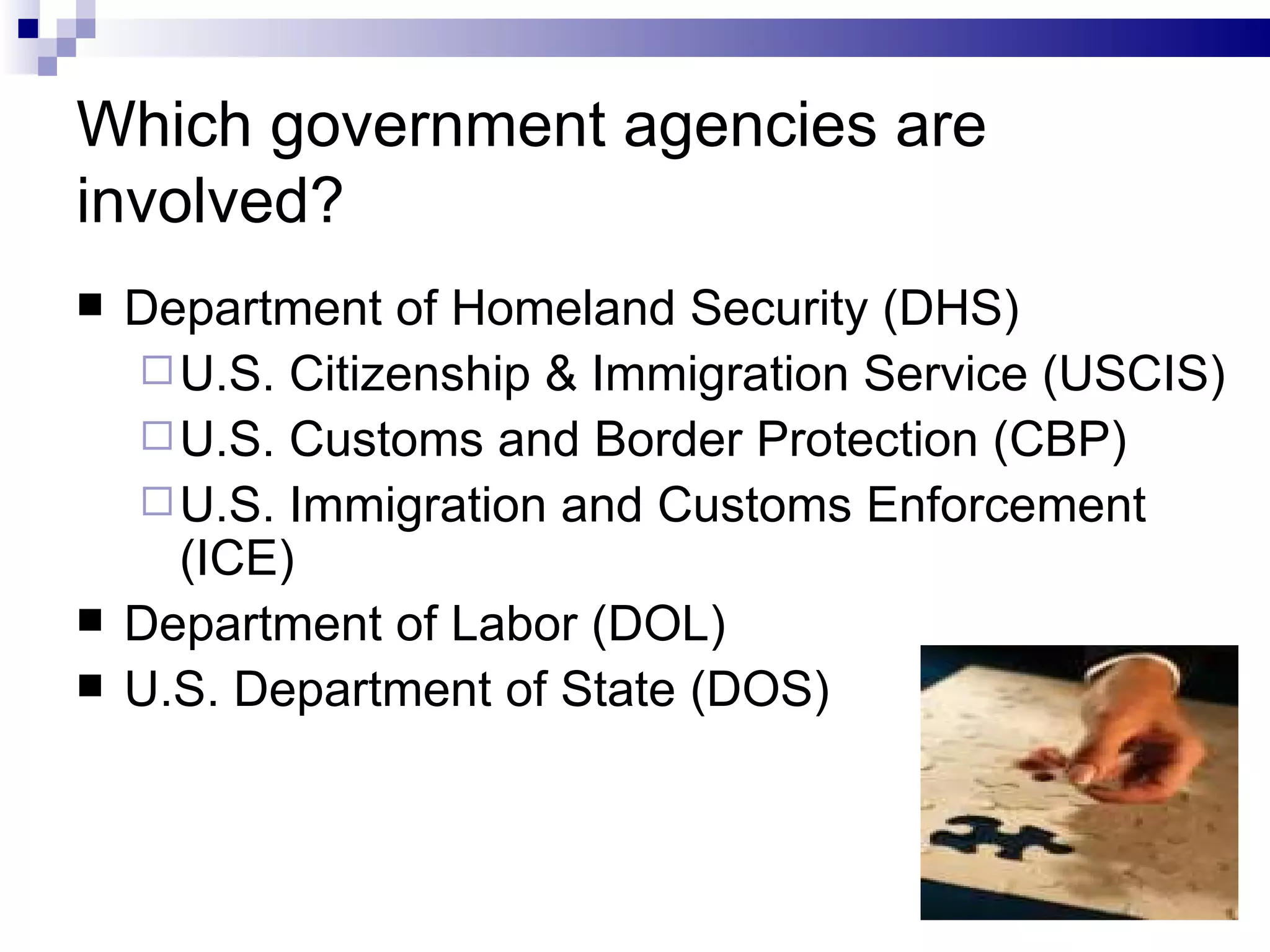 Overview U S Immigration Law | PPT