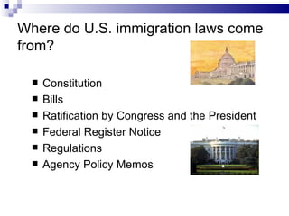 Overview U S Immigration Law | PPT