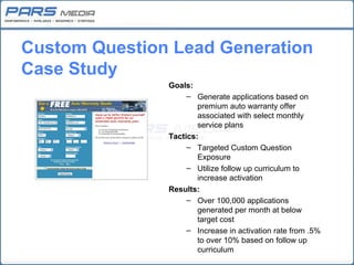 Pars Lead Generation Overview | PPT