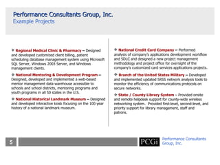 PCGi Capabilities Presentation | PPS