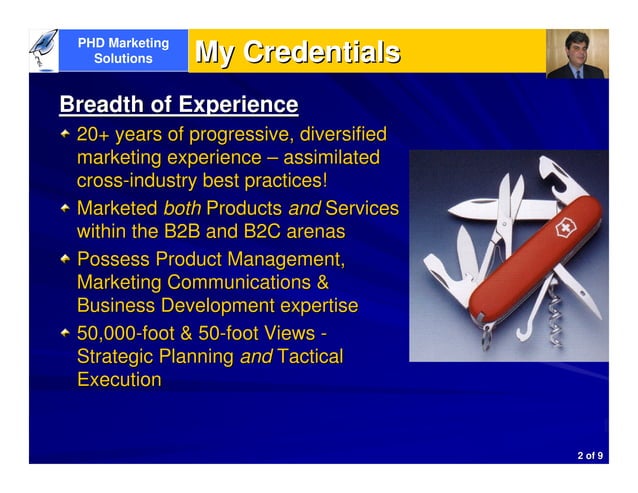 P. Drash 2009 Credentials Presentation | PPT