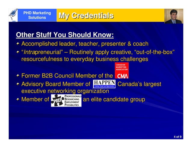 P. Drash 2009 Credentials Presentation | PPT