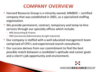 Harvard Resource Group | PPT
