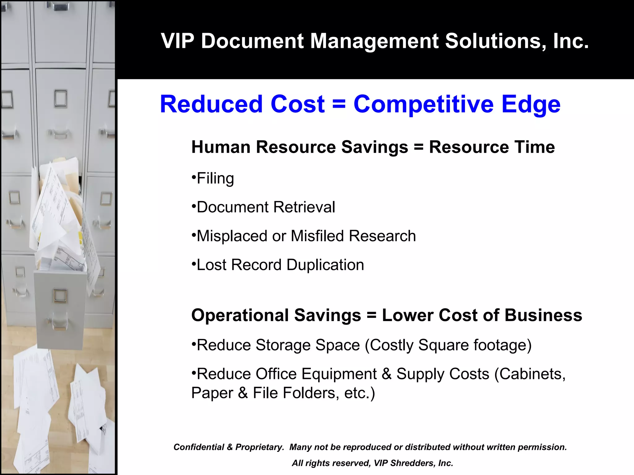 VIP Document Management Solutions | PPT
