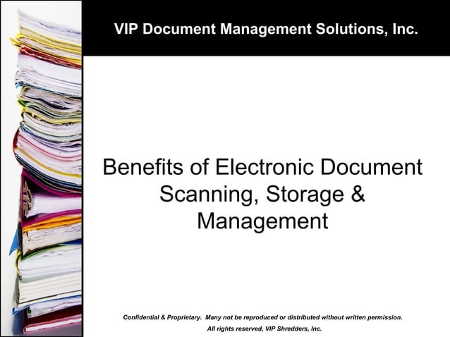 VIP Document Management Solutions | PPT