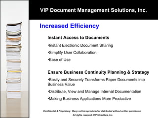 VIP Document Management Solutions | PPT | Desktop Publishing | Computer ...