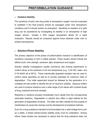 Preformulation Guide | PDF