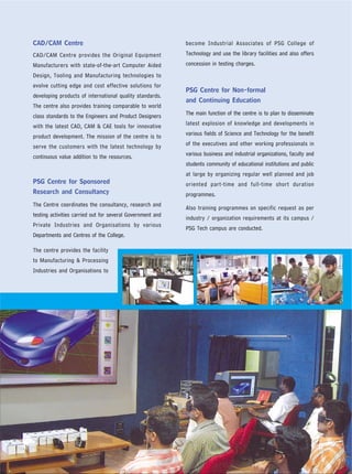 PSG Tech College Profile | PDF