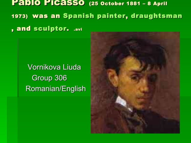 Pablo Picasso Power Point | PPT