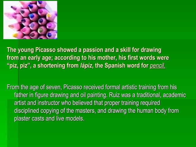 Pablo Picasso Power Point | PPT